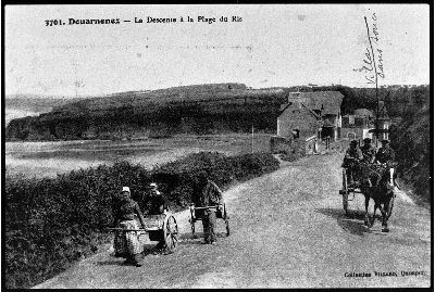Douarnenez : La descente a la plage du Ris - Dastum